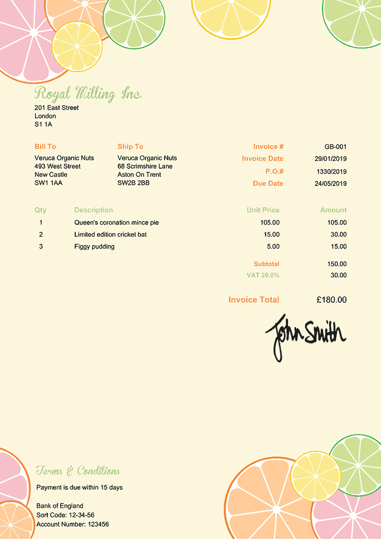 Invoice Templates | Create Free Invoices in Seconds