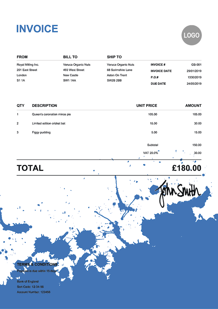 Invoice Templates | Create Free Invoices in Seconds