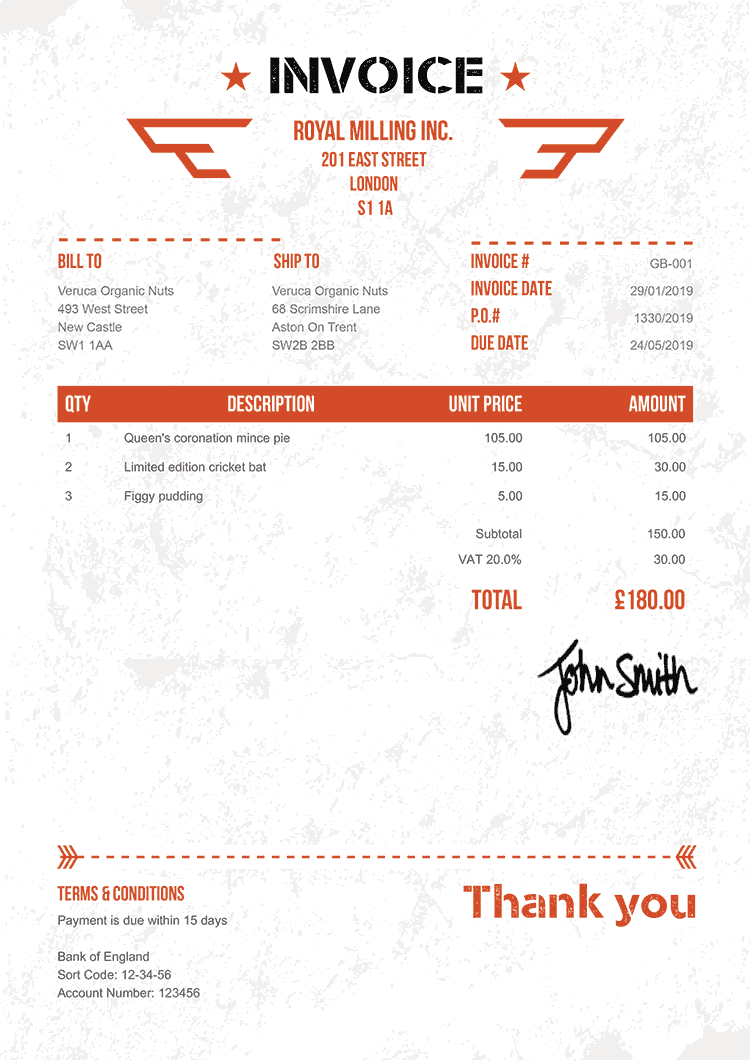 Invoice Templates | Create Free Invoices in Seconds